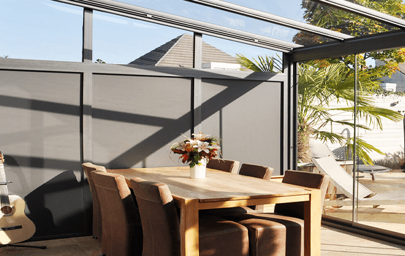 Glazen dak veranda | Unique Buitenverblijven